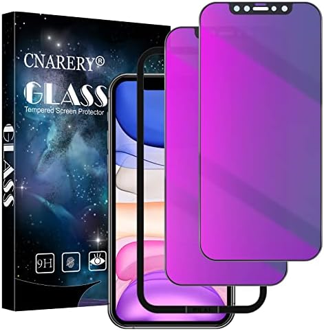 Amazon.com: Cnarery 2 Pack Purple Privacy Screen Protector for iPhone ...