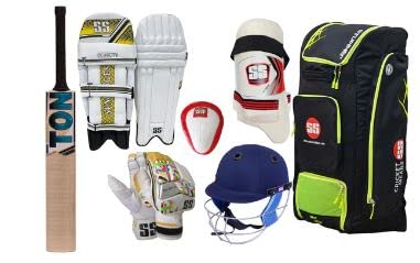 Buy SS Ton English Willow Stunner Cricket Adult Kit, Complete Set with ...
