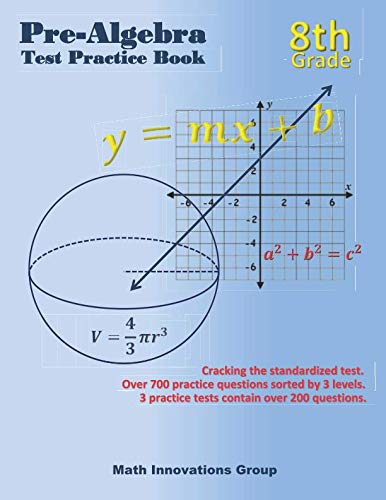 Pre-Algebra Test Practice: Chen, Chris: 9781092969086: Amazon.com: Books