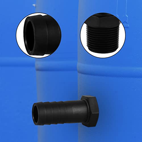 SAVITA 2 Sets PVC Bulkhead Fitting 1 Inch PVC Bulkhead Water Tank ...