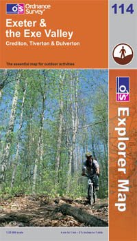 Exeter & the Exe Valley OS Explorer Map 114: Amazon.co.uk: Ordnance ...
