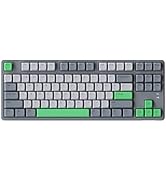 Amazon.com: NACODEX 65% Transparent Crystal Acrylic Keyboard with ...