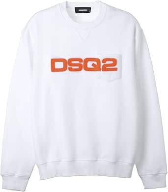 Amazon.co.jp: [ディースクエアード] スウェット Sサイズ DSQ2 PATCH SWEATSHIRT [並行輸入品] : ファッション