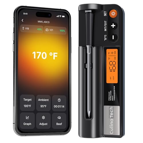 CulinaTech Wireless Meat Thermometer Dual Sensor Review: The Ultimate ...