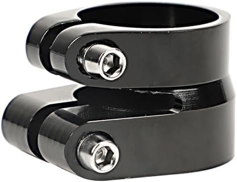 Amazon.com: Double Layer Bike Seat Post Clamp 31.8mm/34.9mm Quick ...