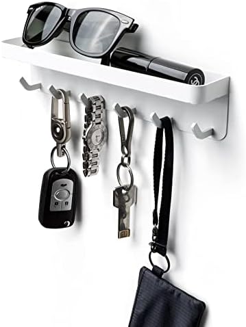 VIAV Outlet Key Holder for Wall Key Racks with 6 Hooks for Mail ...