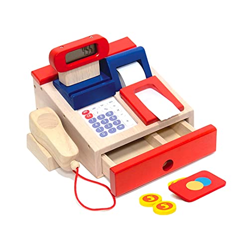 Buy Brainsmith Wood Cash Counter, kids Billing Counter with Working ...