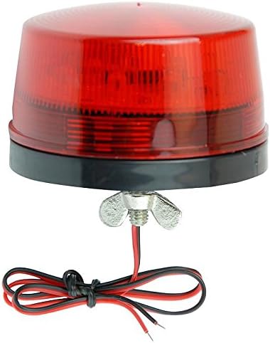 ELMDENE LPB12-R-T Low Profile LED Beacon 12V DC Twin Mount Red : Amazon ...