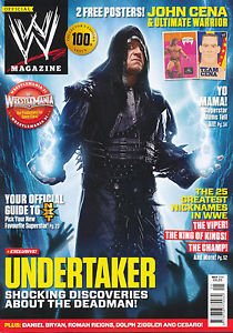 WWE Magazine The Undertaker - 2 Free Posters! - Livros na Amazon Brasil