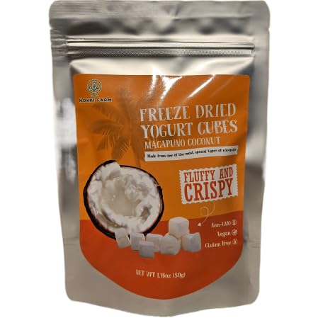 Amazon.com: NOKKI FARM Freeze-dried Macapuno Coconut Yogurt Melts 50g ...