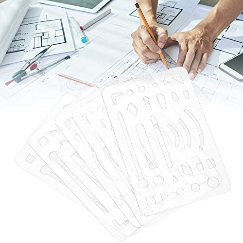 Erasing Shield, 27 Holes Multipurpose Erasing Shield10Pcs Engineering ...