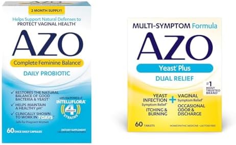 Amazon.com: AZO Complete Feminine Balance Daily Probiotics for Women ...