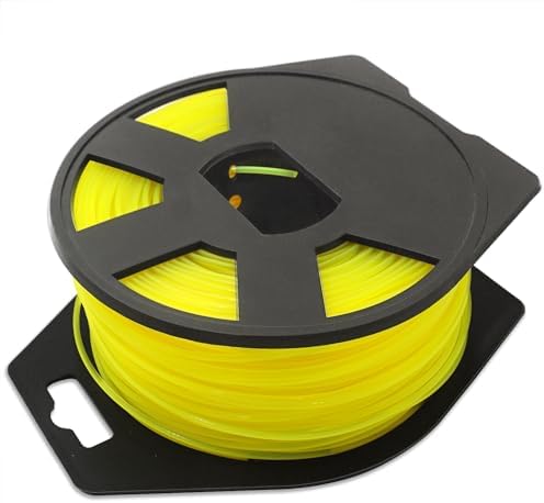 Zeqeey Strimmer Line 1.6mm x 100m Round Trimmer Line Nylon String Wire ...