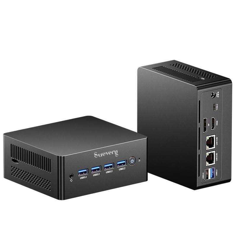Snapklik.com : Suevery N100 Mini PC 16G RAM 500G Nvme SSD Desktop ...
