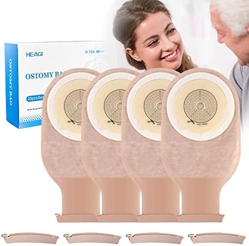 Amazon.com: 20 Pack Colostomy Bags, One Piece Ostomy Bag Ostomy ...