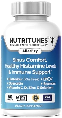 Amazon.com: Nutritunes AllerEzy – Supports Healthy Histamine Levels ...