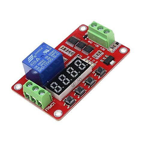 Relays PLC Home 12V Automation Delay Multifunction Self-Lock Relay Cycle Timer Module: Amazon ...