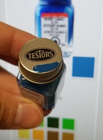 Amazon.com: Bright Blue Enamel Paint .25oz Bottle : Arts, Crafts & Sewing