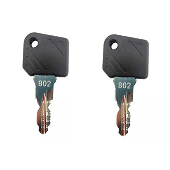 Generic 2 Pcs 802 Ignition Key for Linde Forklift 7915492618 Fit 1151 ...