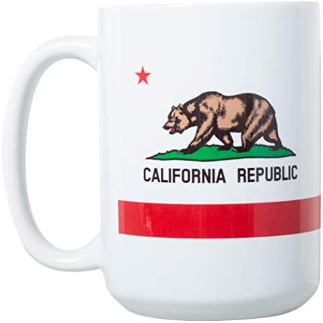 Amazon.com | SF Mercantile California Bear Hug Ceramic Mug: Coffee Cups ...