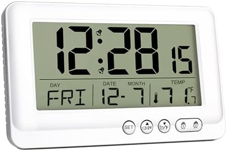 Amazon.com: Battery Operated Digital Clock,Long Battery Life for 12 ...