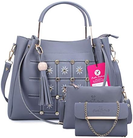 Fargo Women's Handbag & Sling Bags (Set of 3, Navy Blue) : Amazon.in ...