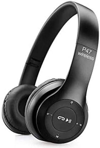 P47 Wireless/Bluetooth Over Ear Headphone With Sd Card Slot Bluetooth ...