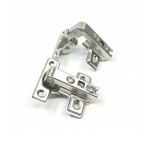 LIKERAINY 90Deg Short-arm Inset Blind Corner Hinge 26mm H4 Without ...