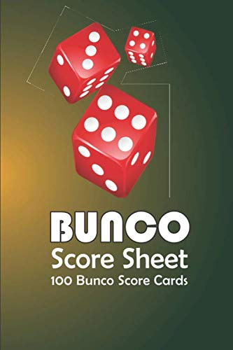 Amazon.co.jp: Bunco Score Sheets: v2-3 | 100 Bunco Score Cards | 101 ...