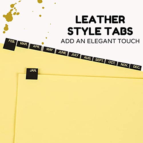 Snapklik.com : 1InTheOffice Monthly Tab Dividers, Month Tabs For 3 Ring ...