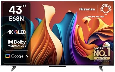Panasonic 108 cm (43 inches) 4K Ultra HD Smart LED Google TV TH ...