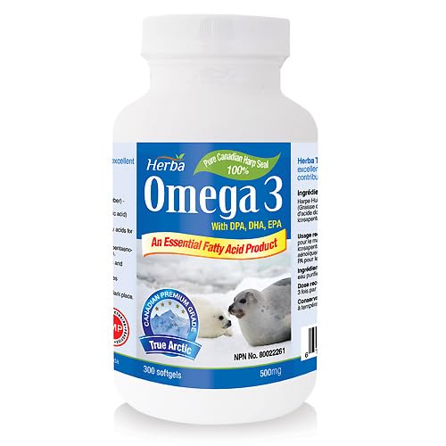 Herba Seal Oil Omega 3 Supplements – 300 Softgels | Source of Essential ...