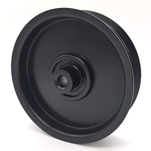 Amazon.com : Phoenix Mfg. 4 Inch Flat Dia Flat Idler Pulley Replacement ...