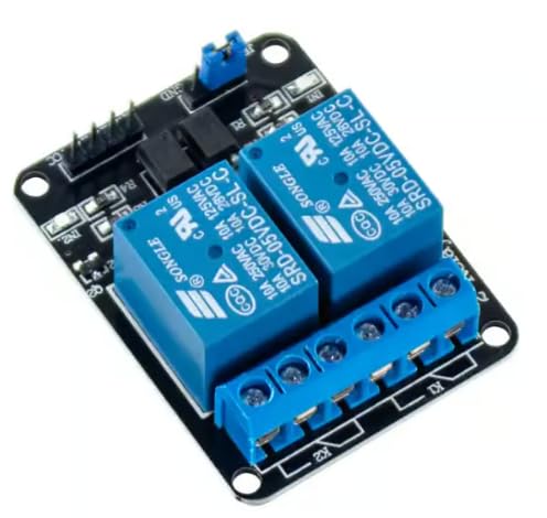 2 Channel Relay module with 10A 5V relays : Amazon.in: Industrial ...