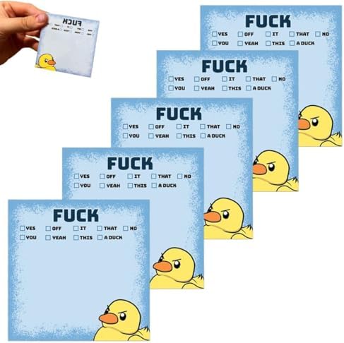 Funny Sassy Duck Sticky Notes, Funny Work Stickers for Adults ...