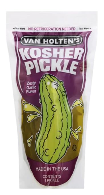 Amazon.com: Van Holten's Kosher Pickle Heart Dill Flavor NET WT 5 oz