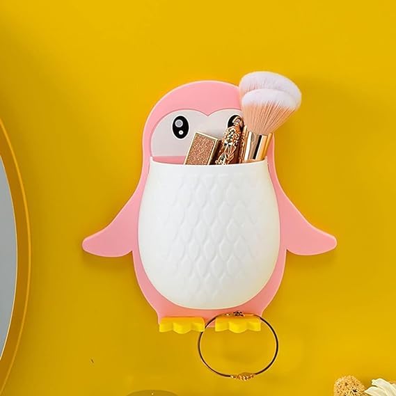 YEKDA Kids New Penguin Design Toothbrush Holder | Unique Wall Mounted ...