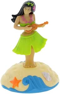 Amazon.com: Plastic Solar-Powered Dancing Hula Girl with Beach Base ...