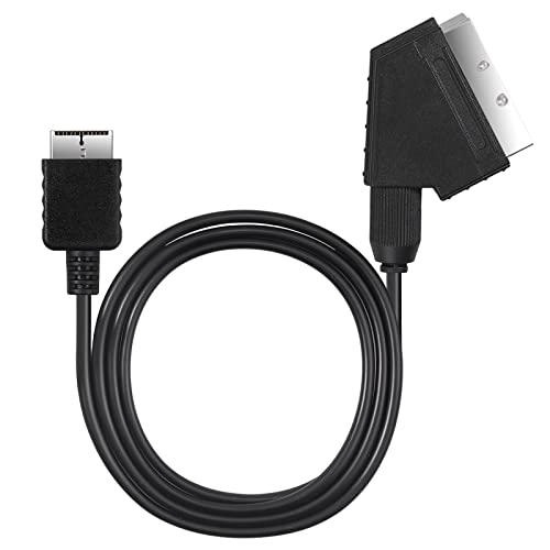 Snapklik.com : RGB Scart Cable For PS3 PS2 PS1 18m/ 6ft Male Scart ...