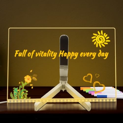 Led Message Board,Led Note Board with Colors,30x20cm Light Up Message ...