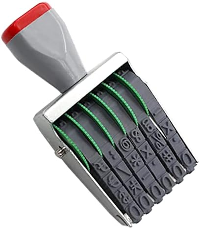 Amazon.com : 6 Digits Number Stamps Business Stamps Rubber Number Stamp, Multi-Function DIY ...