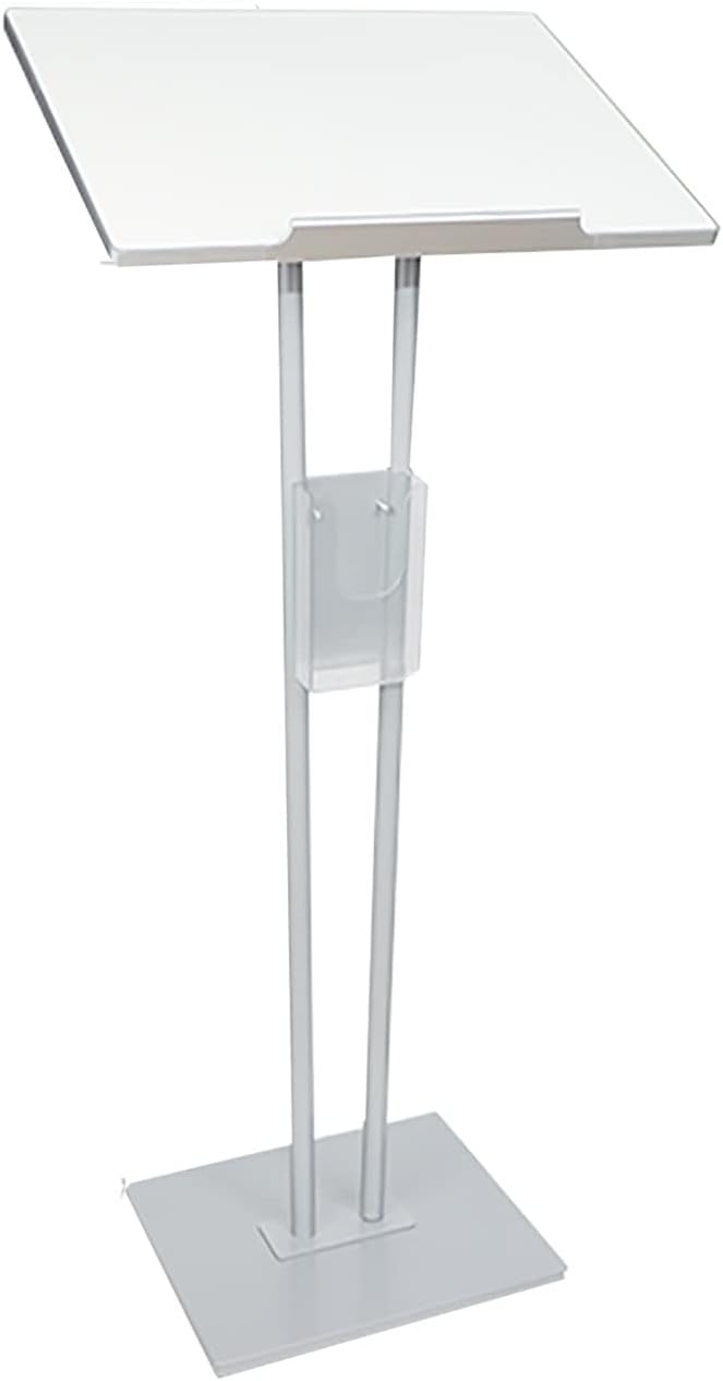 Amazon.com: ZEELYDE Lectern Podium Stand,Acrylic Lectern Pulpit Stand ...