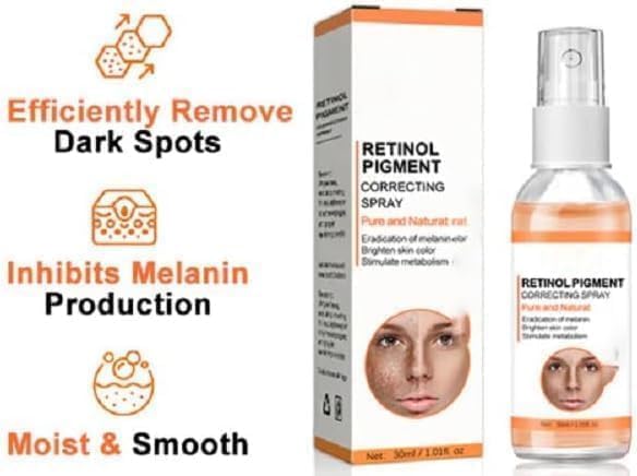 GFOUK Retinol Pigment Correcting Spray, Spot Removing Spray, Melanin ...