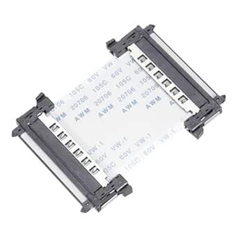 Amazon.com: uxcell FFC FPC Cable 0.5mm Pitch 51 Pin 50mm Flexible Flat ...