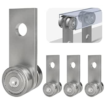 Amazon.com: Trolley Assembly, Twours 2 Wheel Trolley Rollers for 1-5/8 ...