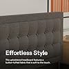 Amazon.com: Nectar Bed Frame & Headboard - Grey - Queen - 8 Inch Legs ...
