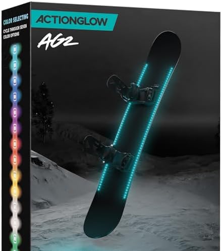 Amazon.com: ActionGlow LED Snowboard Lighting System (AG2) | 7 Color ...