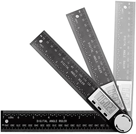 QKTYB Digital Angle Finder, 8 Inch 400mm Angle Gauge Protractor Digital ...