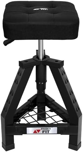 Amazon.com: DEWALT Heavy-Duty Metal Rolling Stool for Shop or Garage ...