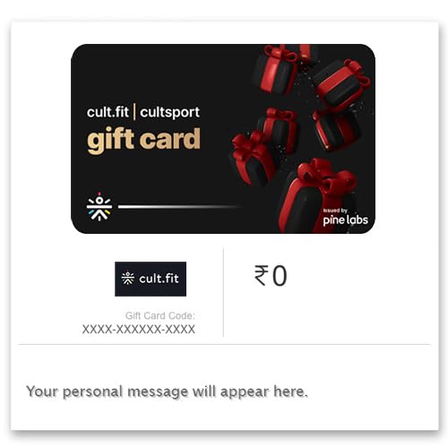 Cultfit | E-Gift Card | Instant Delivery | Valid for online purchase ...